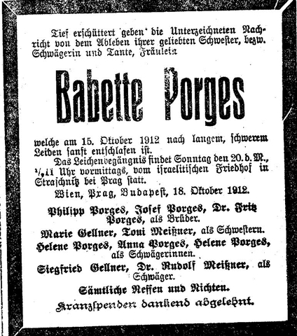 Philipp Porges 1856-1925